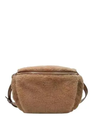 Max Mara Zip Belt Bag - Brown