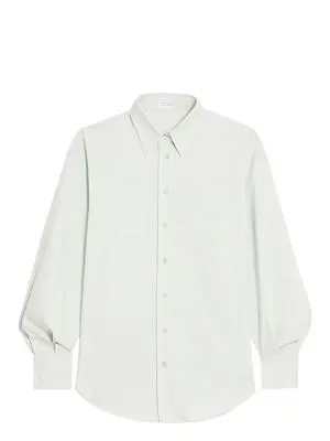 Brunello Cucinelli Cotton Oxford Shirt - Mint