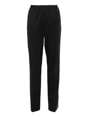 HELMUT LANG Helmut Lang Satin-Trimmed Wool-Twill Tapered Pants