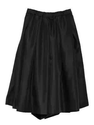 Comme Des Garçons Pleated Midi Skirt - Black
