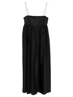Matteau Empire Frill Dress - Black