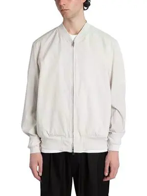 Attachment Zip-Up Bomber Jacket Neutrals