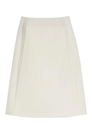 JIL SANDER Straight Knee Length Skirt - Porcelain