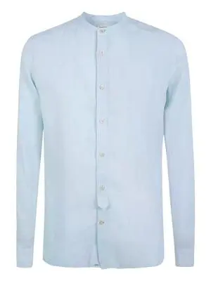 TINTORIA MATTEI 954 Linen Shirt - Blue