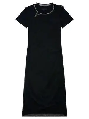 Simone Rocha Pearl-embellished Layered Dress - Black