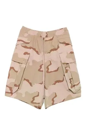 R13 Camouflage Cargo Shorts - Pink