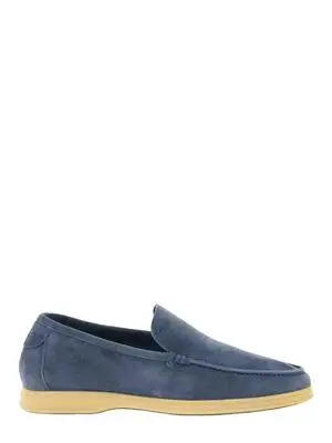 Boggi Milano Suede Loafers - Blue