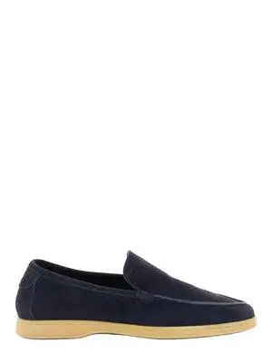 Boggi Milano Aria Suede Loafers - Blue
