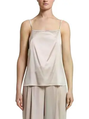 Peserico Monili-trim Camisole Top - Neutrals