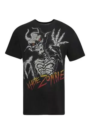 EARTHLING VIP White Zombie Graphic-print T-shirt - Black