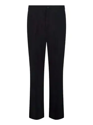 HEVO Torrechianca Straight-leg Trousers - Black