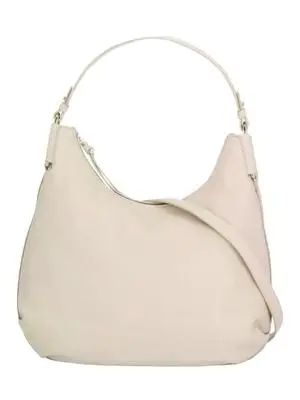 COCCINELLE Small Rebekka Leather Shoulder Bag - Neutrals