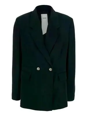 RAME Double-breasted Blazer - Black