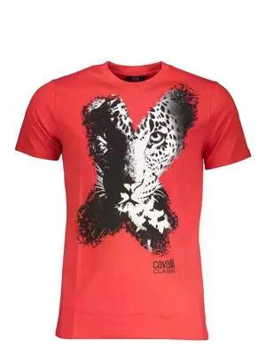 Roberto Cavalli Leopard-print T-shirt - Red