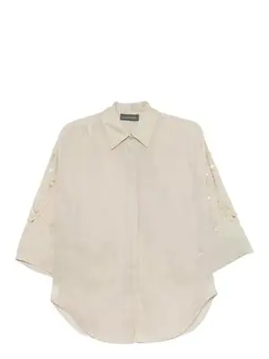 Lorena Antoniazzi Sequin-embellished Shirt - Neutrals