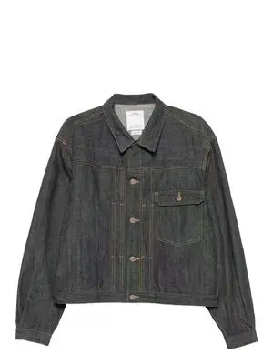 Visvim Mud Od Denim Jacket Neutrals