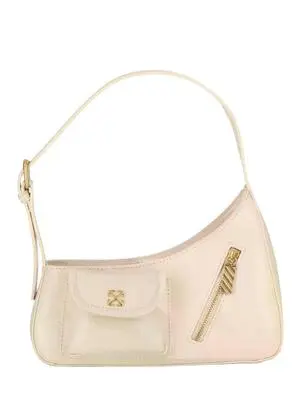 Off-White Arrows-plaque Pocket-detail Shoulder Bag - Neutrals