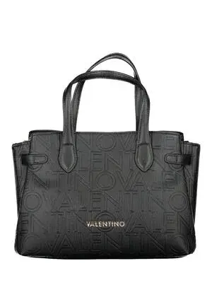 MARIO VALENTINO Logo-embossed Tote Bag - Black