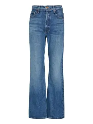 MOTHER The Bookie Sneak Straight-Leg Denim Jeans