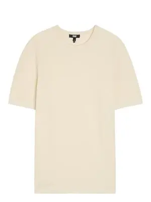 Paige Brimmer Waffle T-shirt - Ecru