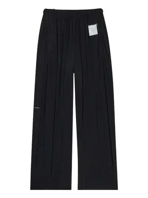 Satisfy Space-o Perforated Stretch-nylon Trousers - Black