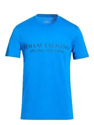 Armani Exchange T-shirt Size Cotton - Azure