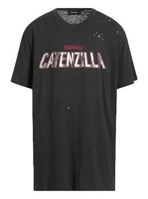 Dsquared2 T-shirt Size Cotton, Elastane - Grey