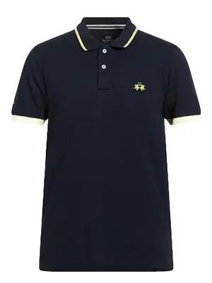 LA MARTINA Polo Shirt Size Cotton - Navy
