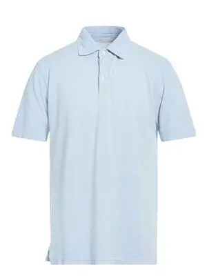 DANIELE FIESOLI Polo Shirt Size Organic Cotton - Azure