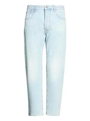 Armani Exchange Tapered Jeans With Brand Logo - Blue