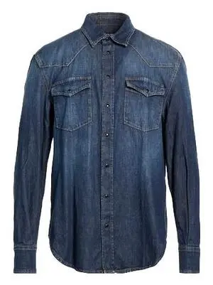 DONDUP Denim Shirt Size Cotton - Blue