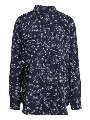 Karl Lagerfeld Crepe Shirt - Blue