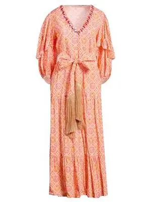 CONNOR & BLAKE Cotton Maxi Dress - Orange