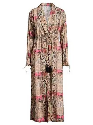 CONNOR & BLAKE Long Sleeve Maxi Dress - Camel