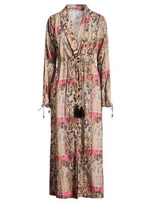 CONNOR & BLAKE Long Sleeve Maxi Dress - Camel