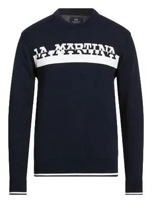 LA MARTINA Cotton Sweater - Navy