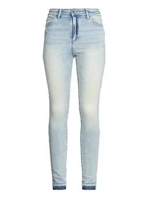 Armani Exchange Cotton Blend Skinny Jeans - Blue