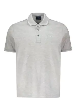 Paul & Shark Short-sleeve Cotton Polo Shirt Grey