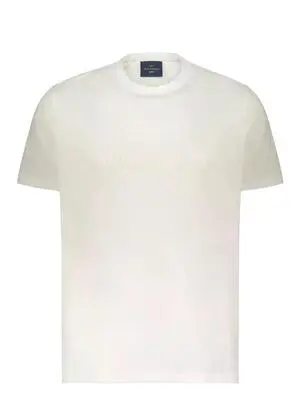 Paul & Shark Logo-embroidered Short-sleeve T-shirt - Neutrals
