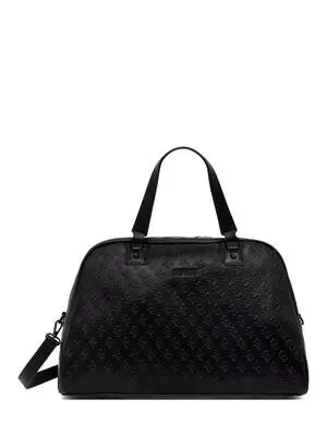 Guess Logo-embossed Holdall Bag - Black