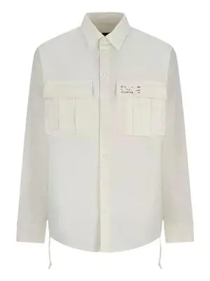 Dsquared2 Ripstop Drawstring-hem Shirt - Neutrals