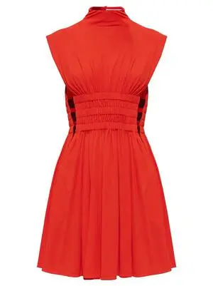 Alaïa Sleeveless Mini Dress - Red