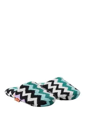 Missoni Zigzag Cotton Terry Slippers - Multicoloured