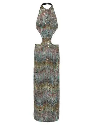 Missoni Open-back Sequined Gown - Multicoloured