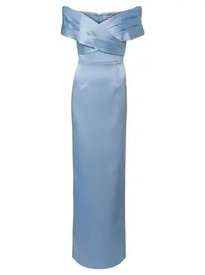 Rebecca Vallance Kai Off-shoulder Gown - Blue