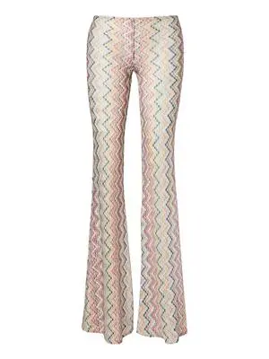 Missoni Zig Zag Flared Pants - Multicoloured