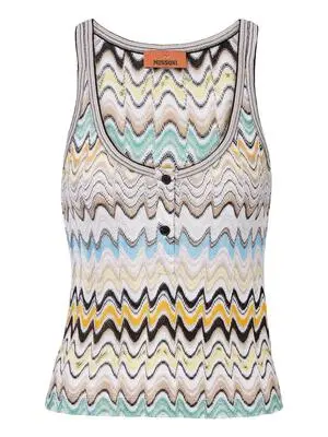 Missoni Intarsia Tank Top - Multicoloured