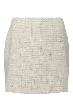 BLAZÉ MILANO Coci Checked Miniskirt - Beige