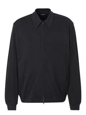 Giorgio Armani Zip-up Blouson Jacket - Blue