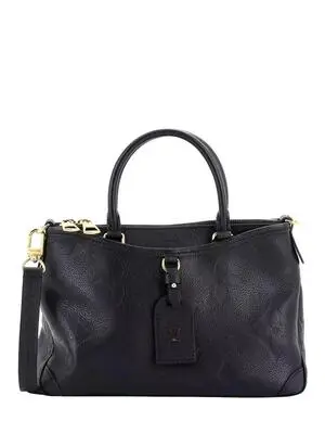 LOUIS VUITTON Trianon Handbag Monogram Empreinte Giant PM Black